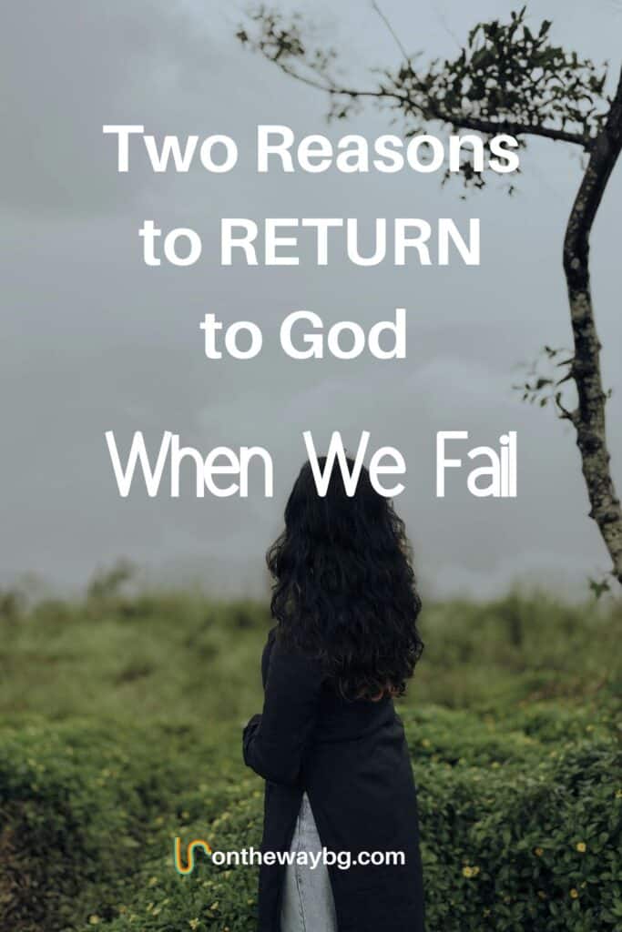 Two Reasons to Return to God When We Fail - Ontheway blog