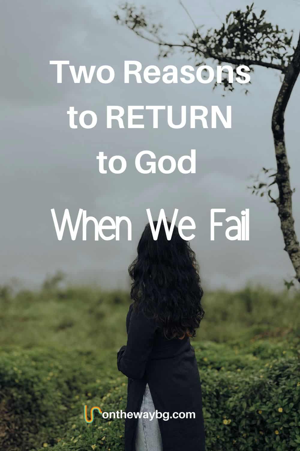 Two Reasons to Return to God When We Fail - Ontheway blog